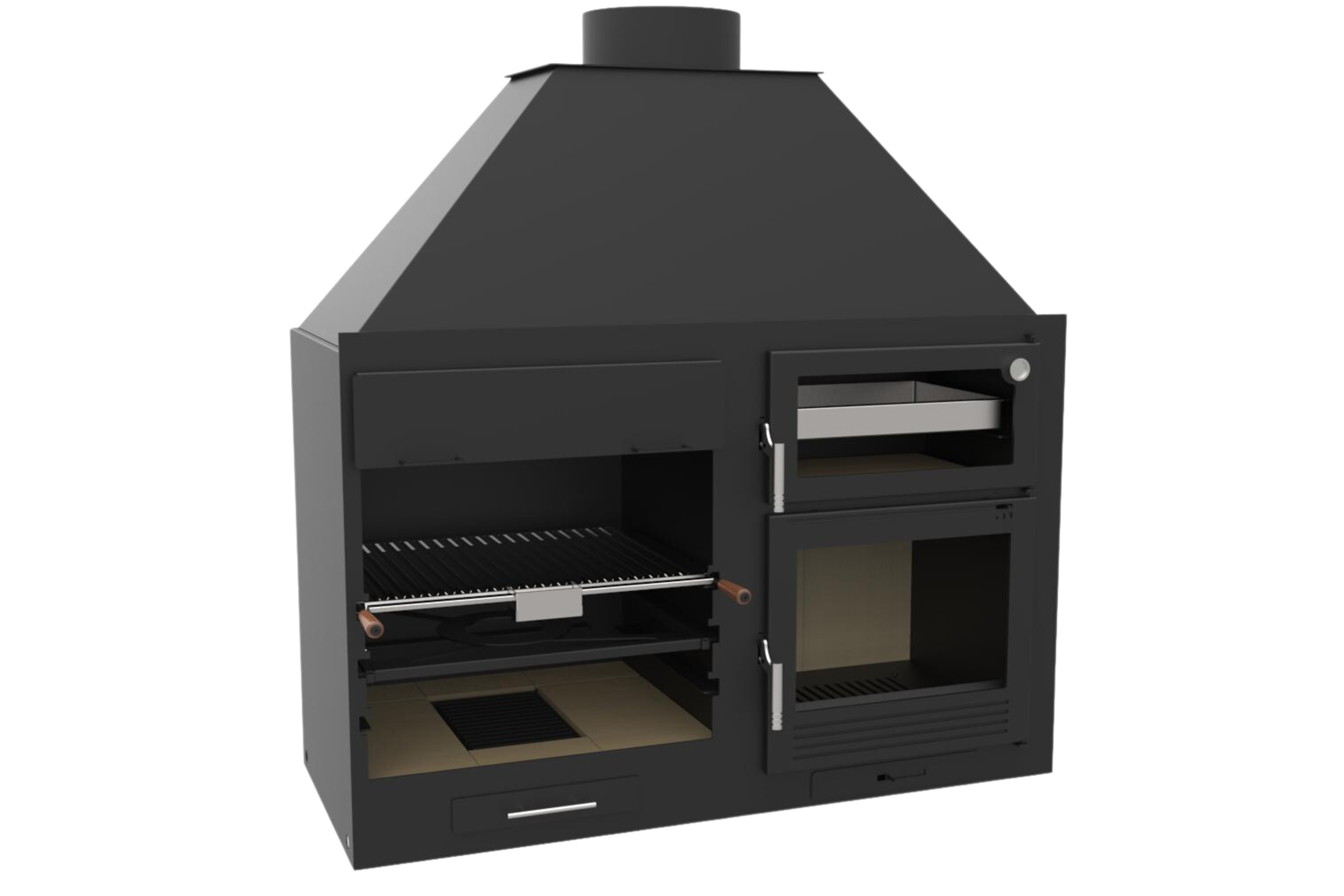 Artis Fusion 140 Wood-Fired BBQ and Oven – Woods and Flame